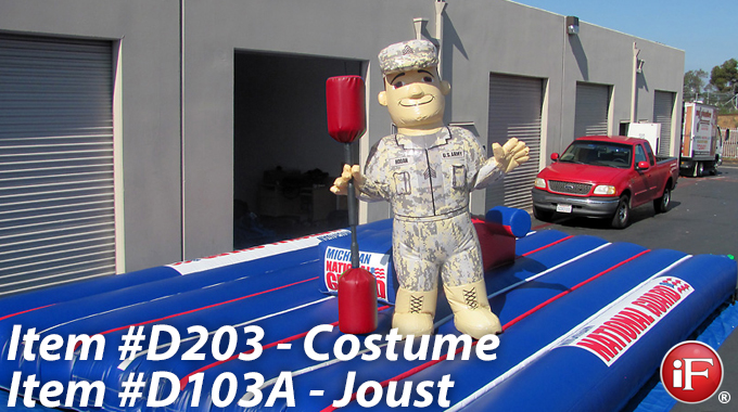 Military Inflatables, Army, National Guard Recruiting Inflatable