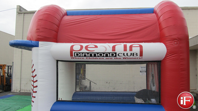 Inflatable Speed Pitch, Baseball Fastpitch, Branded Sports Games