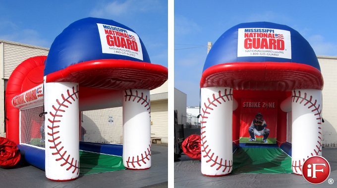 Inflatable Speed Pitch, Baseball Fastpitch, Branded Sports Games