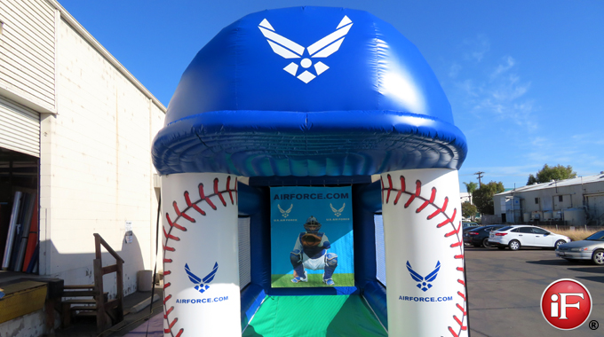Inflatable Speed Pitch, Baseball Fastpitch, Branded Sports Games