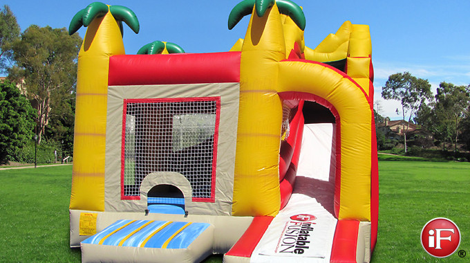 Inflatable Jump Slide Combo, Bounce House Combo, Inflatable Slides