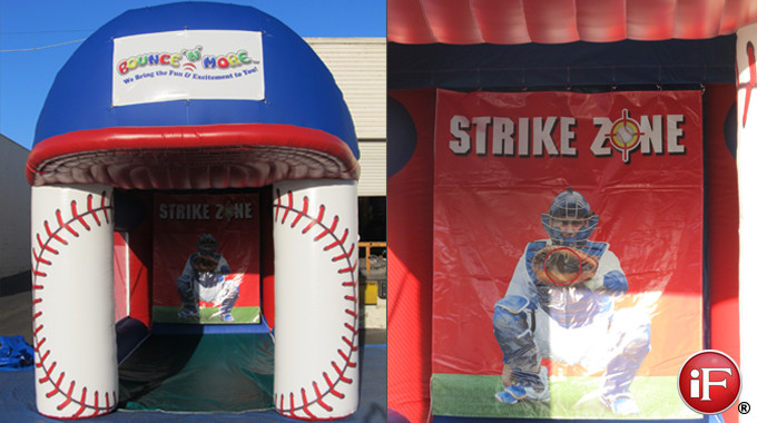 Inflatable Speed Pitch, Baseball Fastpitch, Branded Sports Games