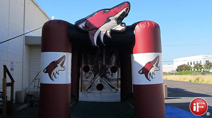 Interactive Sports Games, Balloon Hockey Game, Hockey Slap Shot