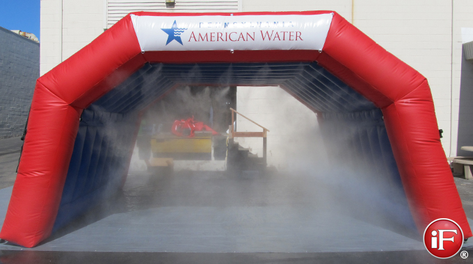 Inflatable Misting Tunnel, Event Tunnel Inflatables, Misting Tunnels