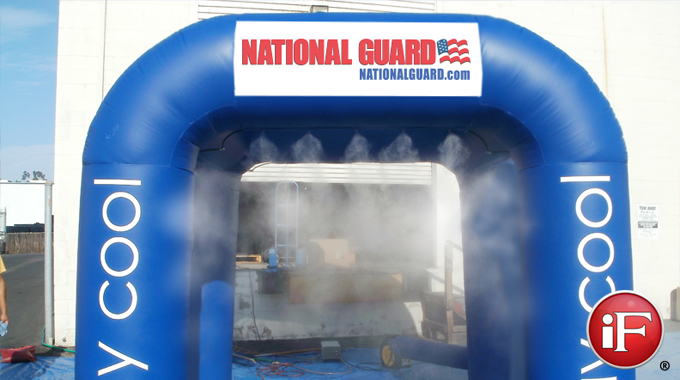Inflatable Misting Tents, Military Misting Stations, Military Portable ...