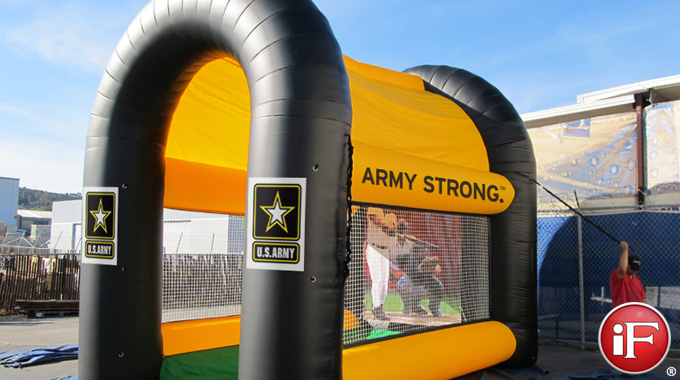 Sporting Game Inflatables, Military Inflatable Sports Pen, Custom ...